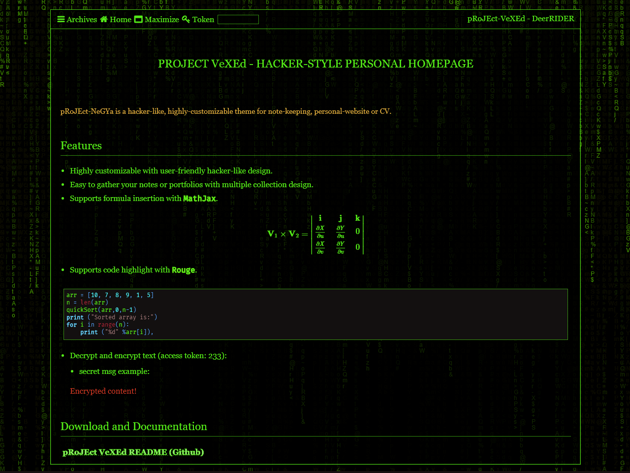 pRoJEct jekyll Theme - 主题狗 ♥