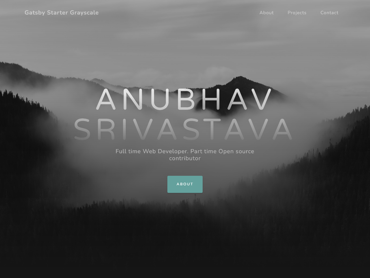 Grayscale Gatsby Theme - 主题狗 ♥